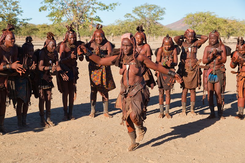 Damaraland and Kaokoland - Namibia | Himba Women in Traditional Dances ...